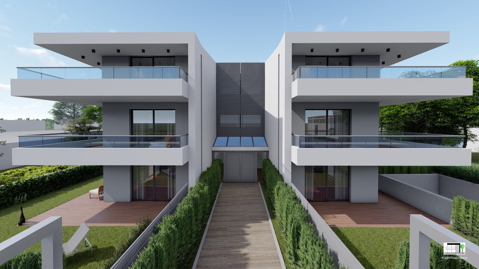 ΠΟΛΥΚΑΤΟΙΚΙΑ ΣΤΟ ΓΕΡΑΚΑ | Fountis Architects