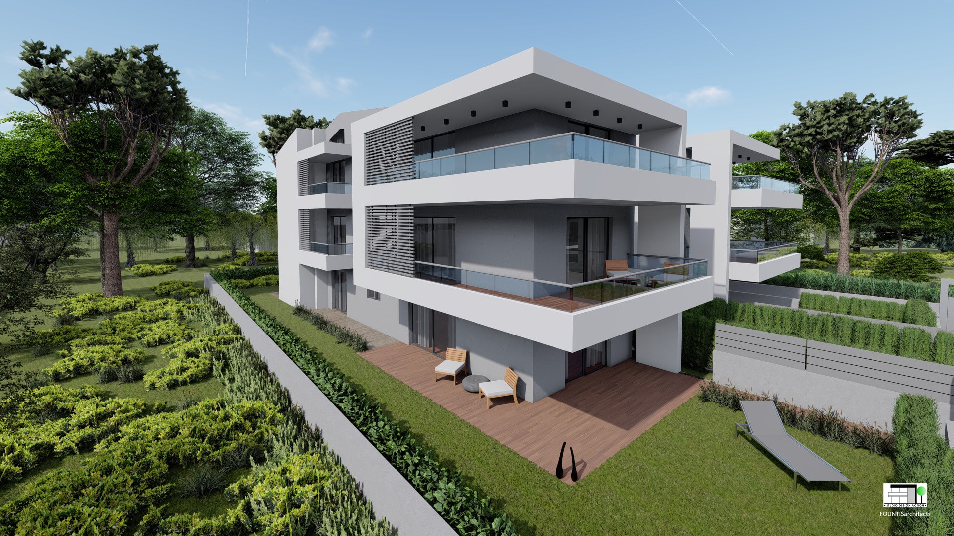 ΠΟΛΥΚΑΤΟΙΚΙΑ ΣΤΟ ΓΕΡΑΚΑ | Fountis Architects